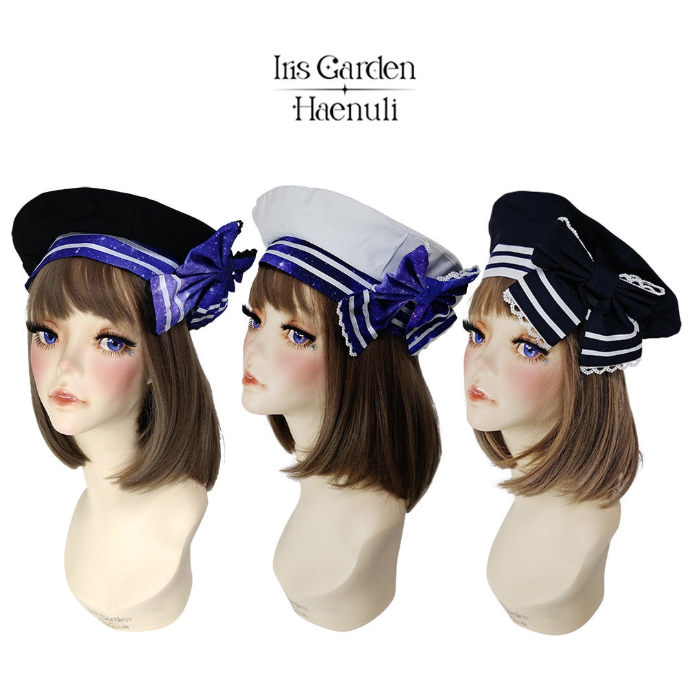 [pre-order] Cosmic Sailor Beret | Iris Garden x Haenuli